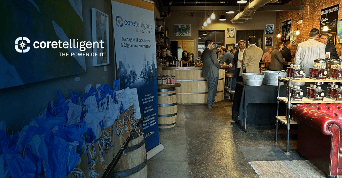 Coretelligent Hosts CoreDTS Mixer at Craft Distillery - Coretelligent